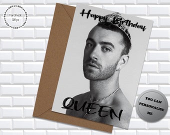 Sam Fender Birthday Card | Etsy UK