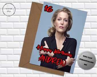 X Files Birthday Card | Etsy UK