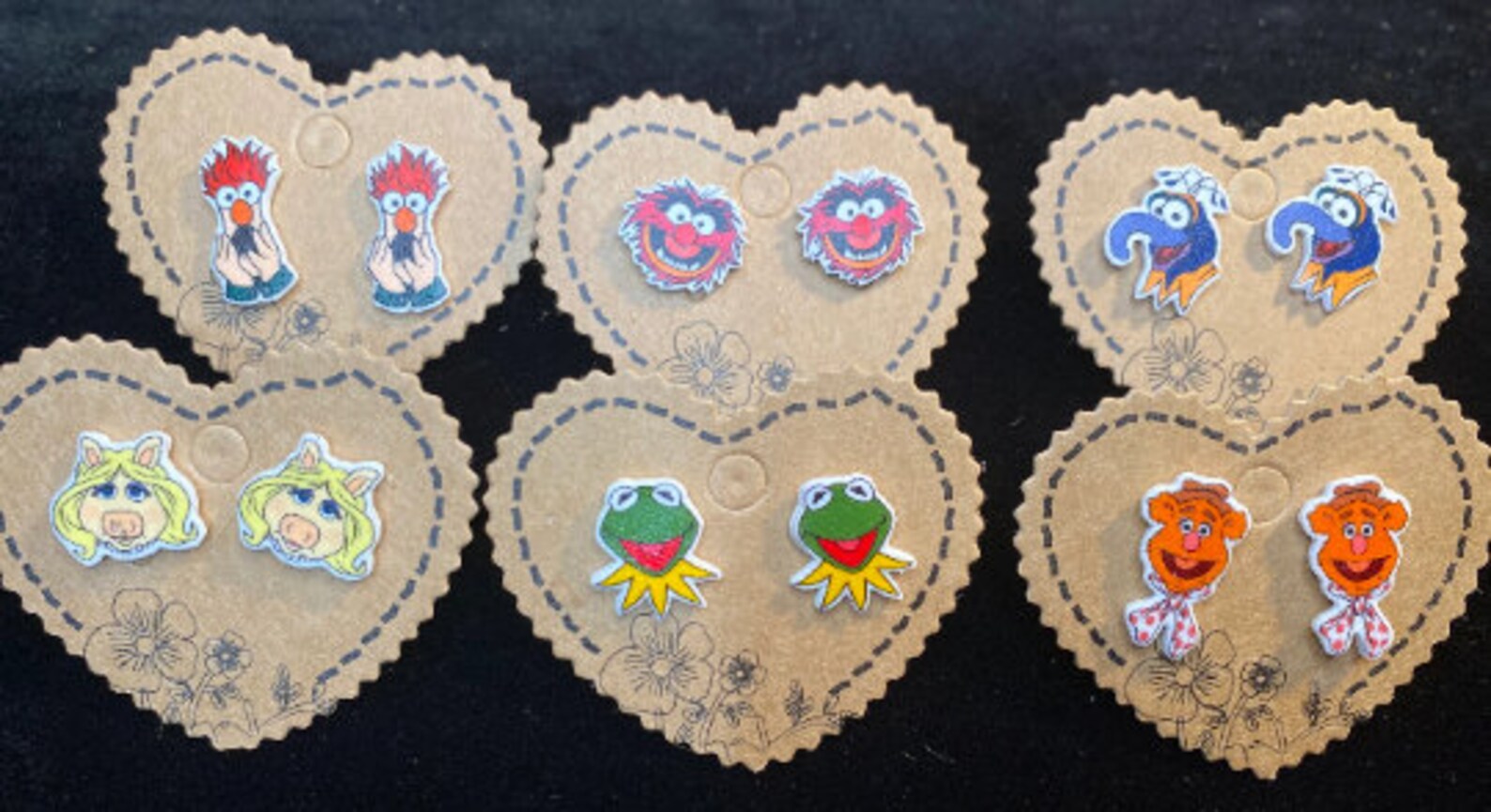 Choose a Pair the Muppets Inspired Stud Earrings - Etsy