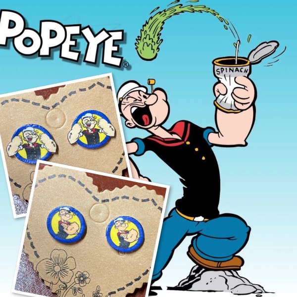 Popeye Earrings - Etsy