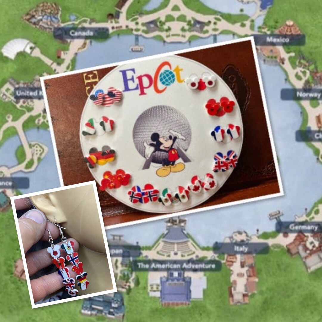 Epcot Countries, Chose a Pair or All of Mickey Mouse Ears Disney World ...