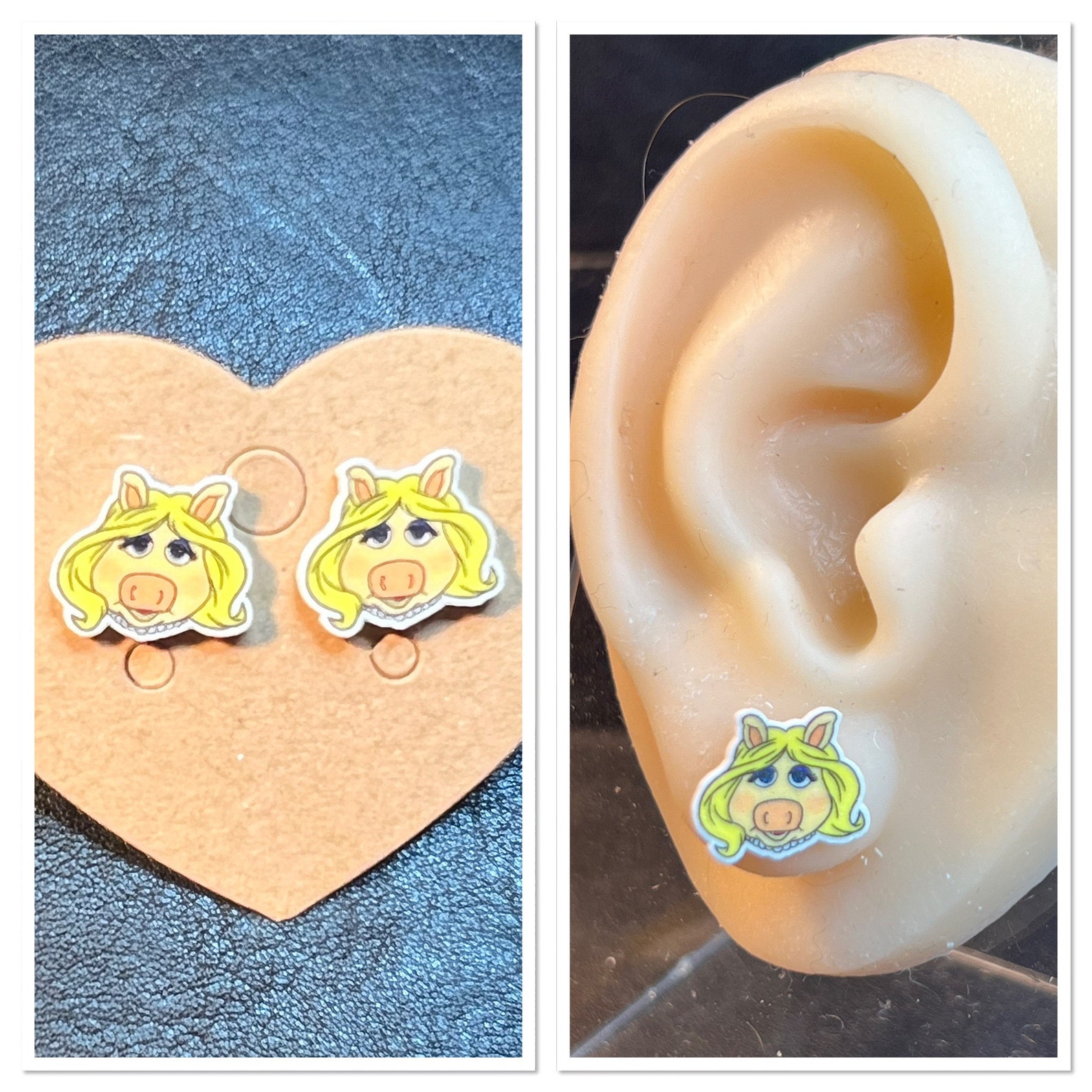 Choose a Pair the Muppets Inspired Stud Earrings - Etsy