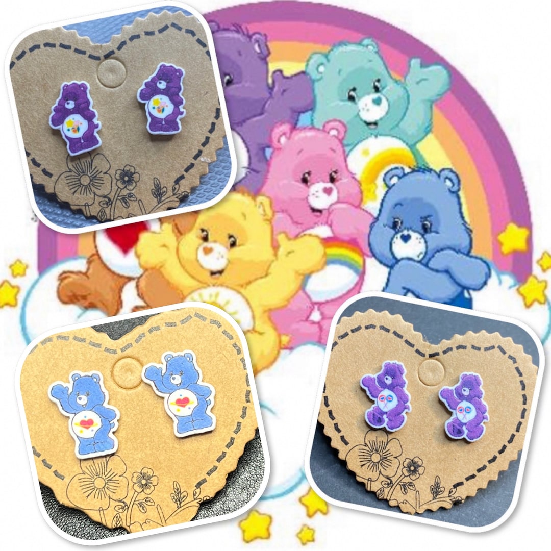 Care Bear Earrings Surprise Bear - Etsy