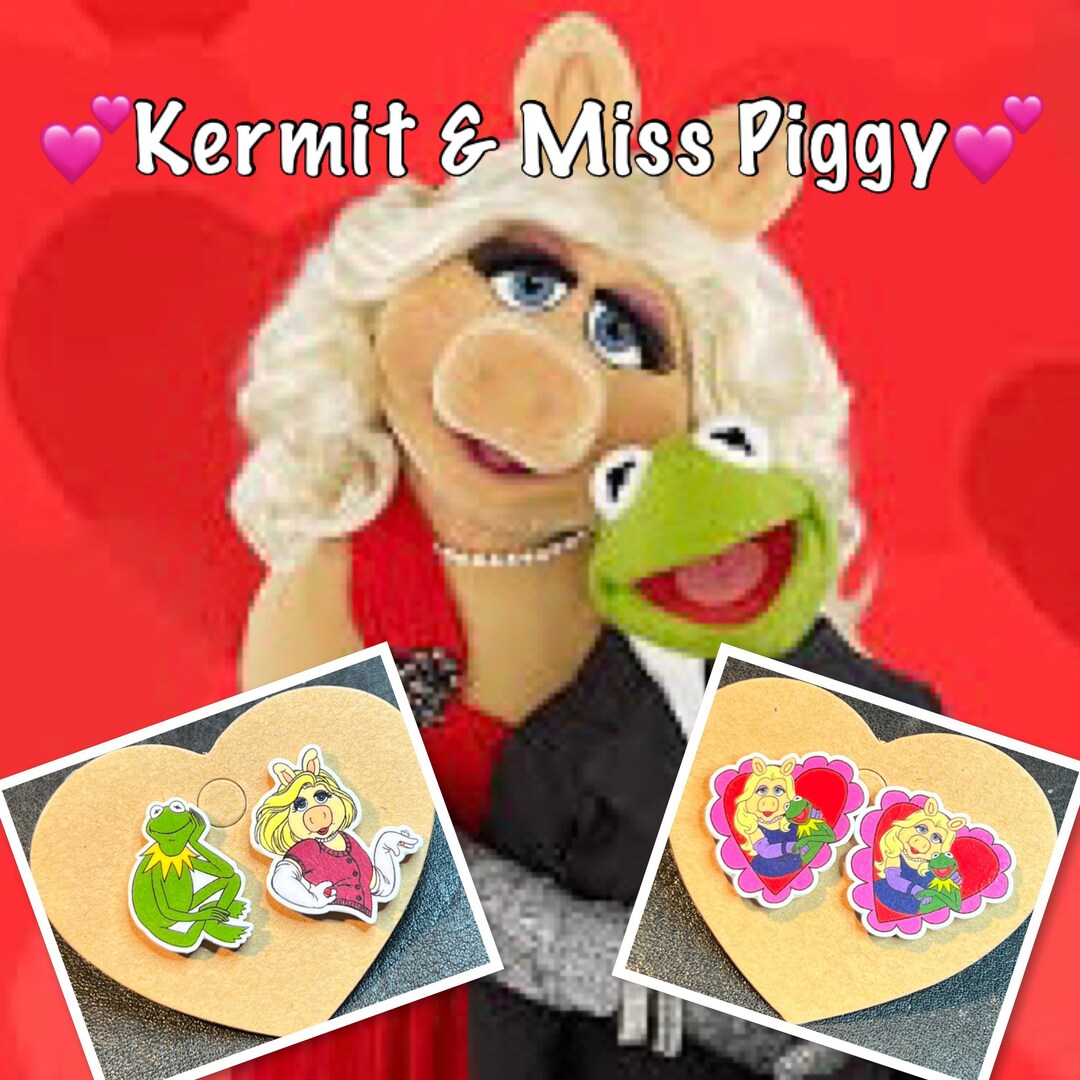 Muppets de San Valentín - Kermit the Frog & Miss Piggy - Etsy México