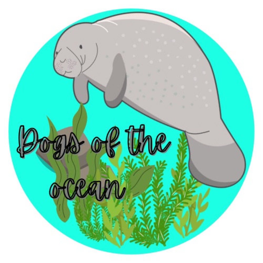 Manatee Dogs of the Ocean PNG Design - Etsy