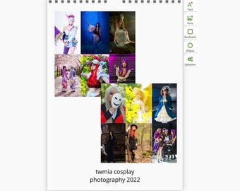 Cosplay Calendar - Etsy
