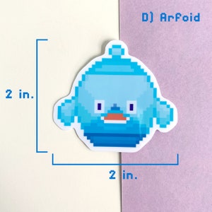 Gyroid Pixel Art Stickers Glossy Die Cut Sticker Waterproof - Etsy Canada