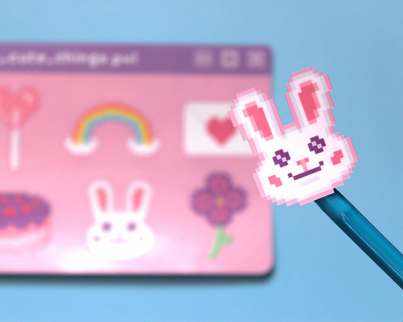 Pixel Art Sticker Sheet Small Cute Stickers 32x32 Pixel Art - Etsy