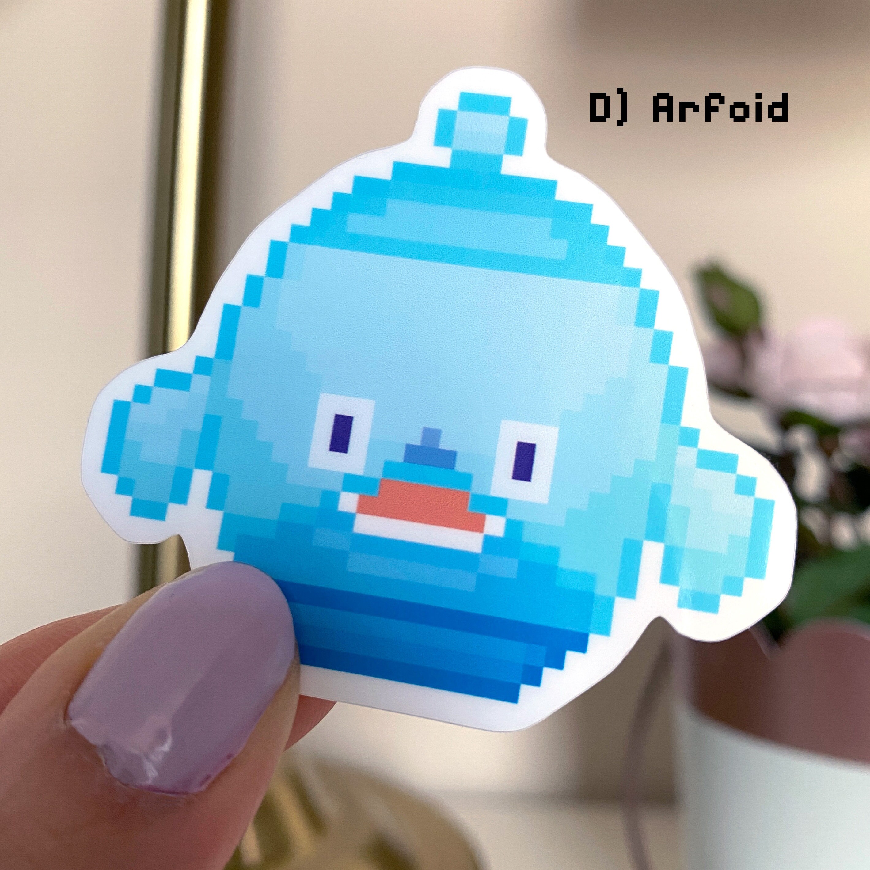 Gyroid Pixel Art Stickers Glossy Die Cut Sticker Waterproof - Etsy Canada