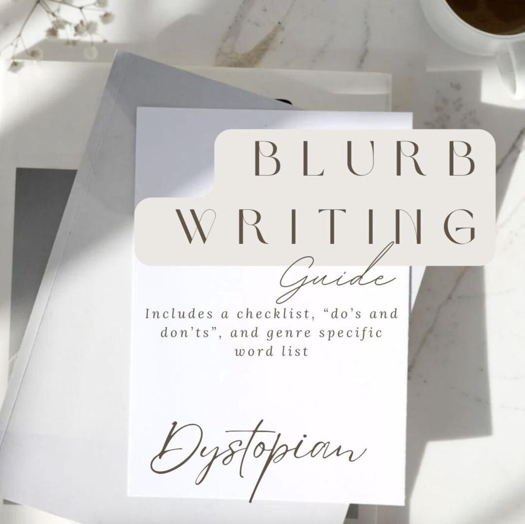 Blurb Writing How to Guide and Workbook | Blurb Writing Workbook | Book ...