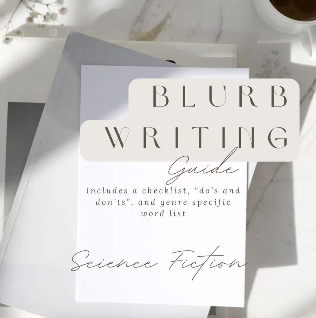 Blurb Writing How to Guide and Workbook | Blurb Writing Workbook | Book ...