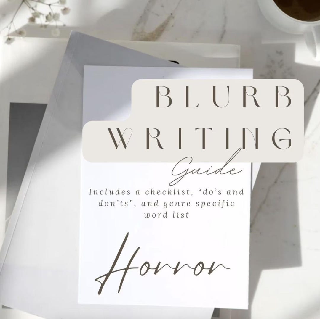 Blurb Writing How to Guide and Workbook | Blurb Writing Workbook | Book ...