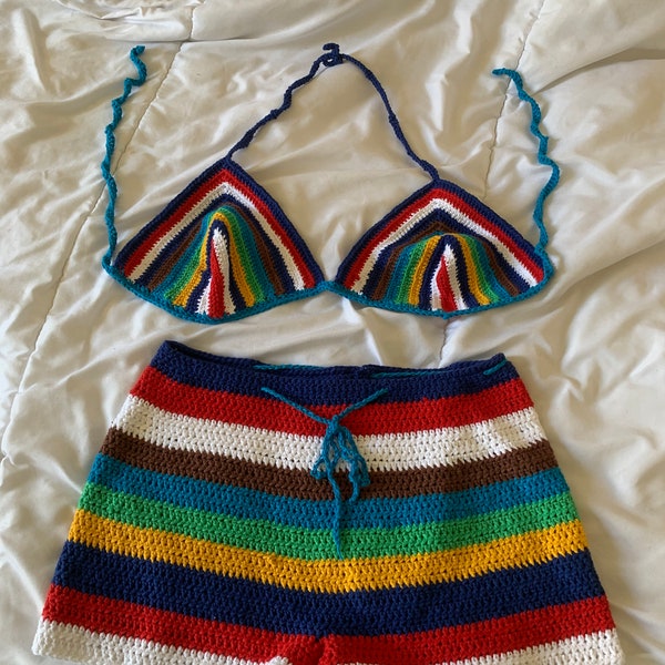 2 Piece Crochet Set - Etsy