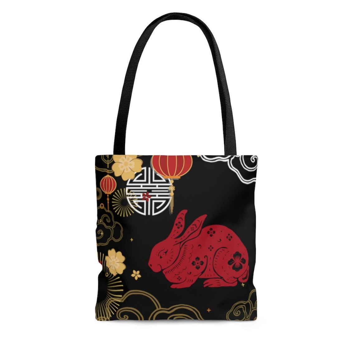 Year of the Rabbit Tote Bag, Premium Heavy Duty, Stylish Shoulder Bag ...