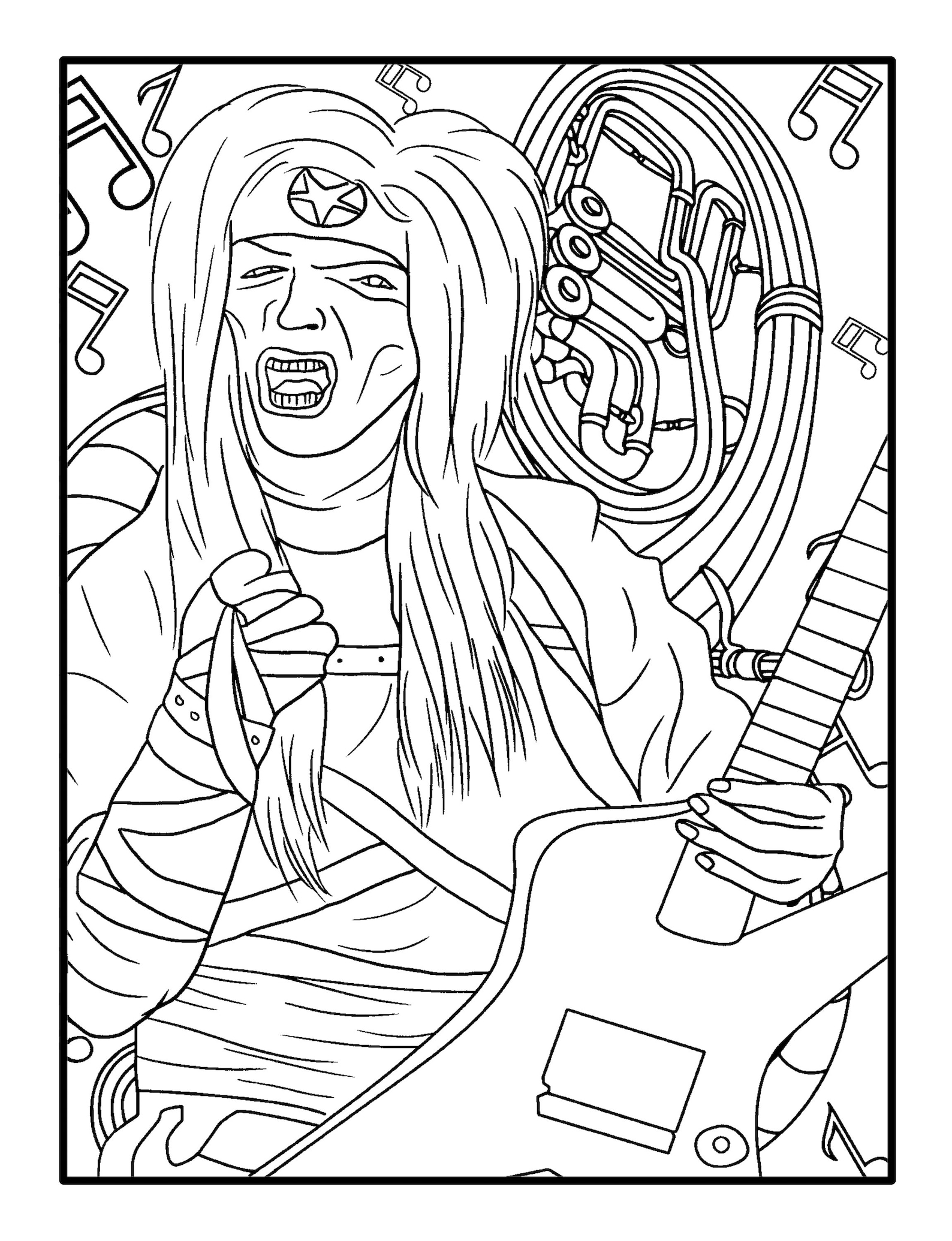 Motley Crue Coloring Book - Etsy