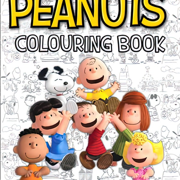 Peanuts Coloring - Etsy