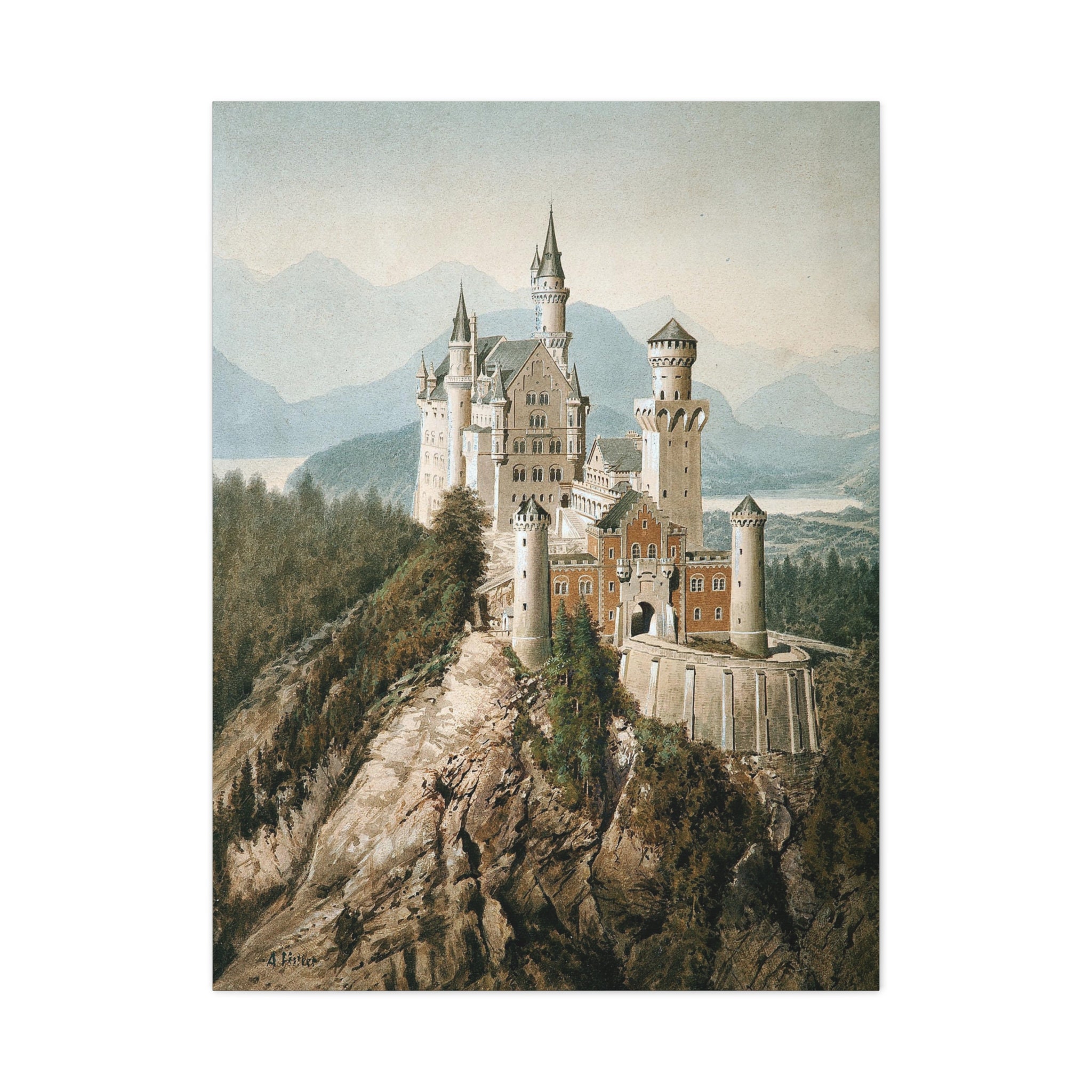 Neuschwanstein Castle, Adolf Hitler, Schloss Neuschwanstein 20th ...