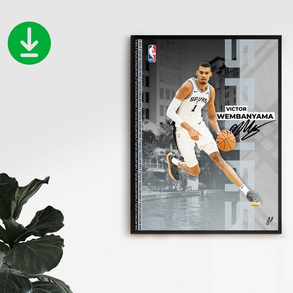 Victor Wembanyama Poster - Etsy