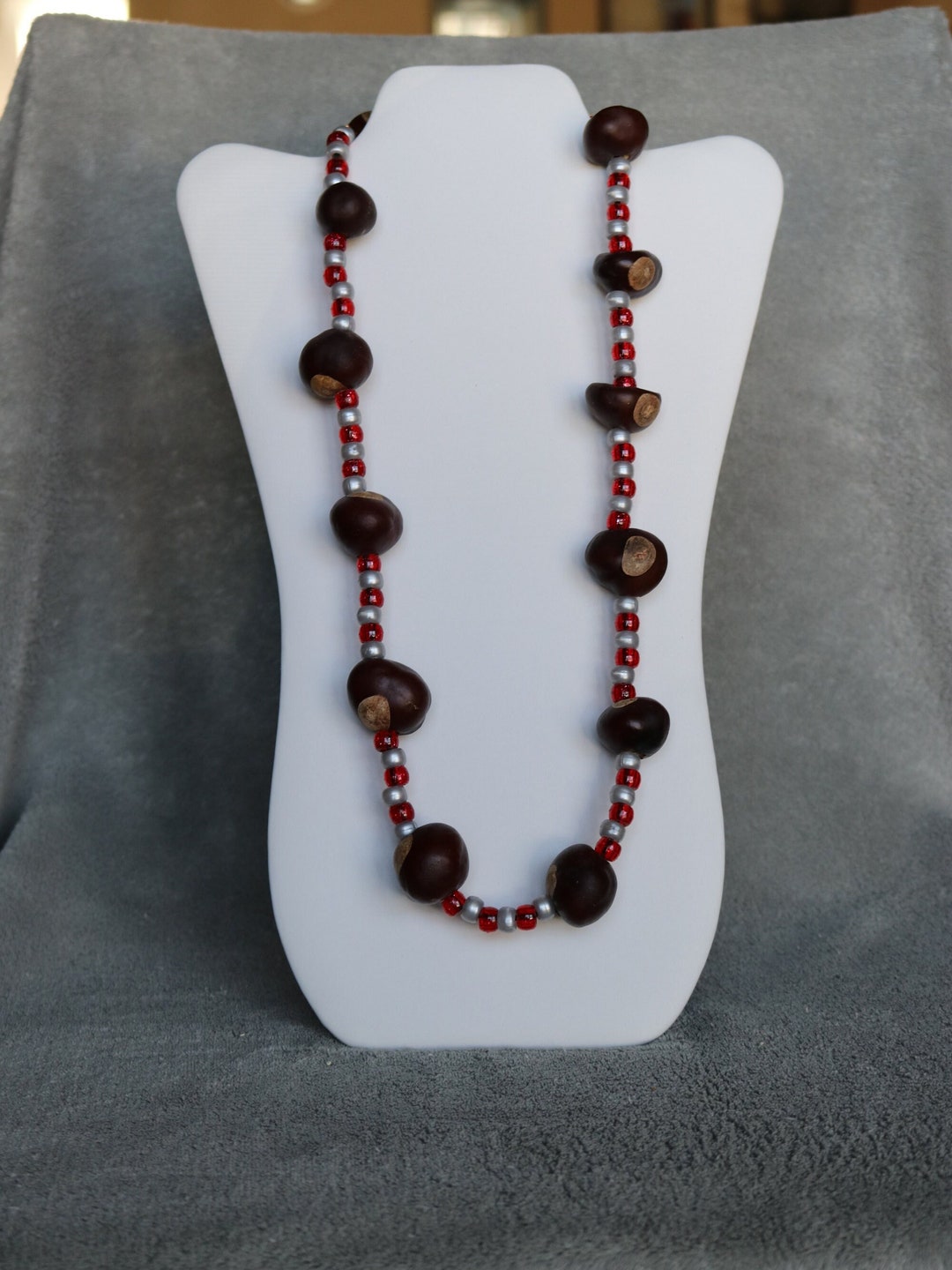 Lucky Buckeye Necklace - Metallic - Etsy