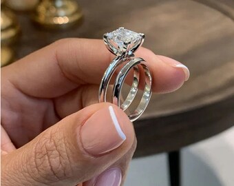 Princess Setting Ring - Etsy