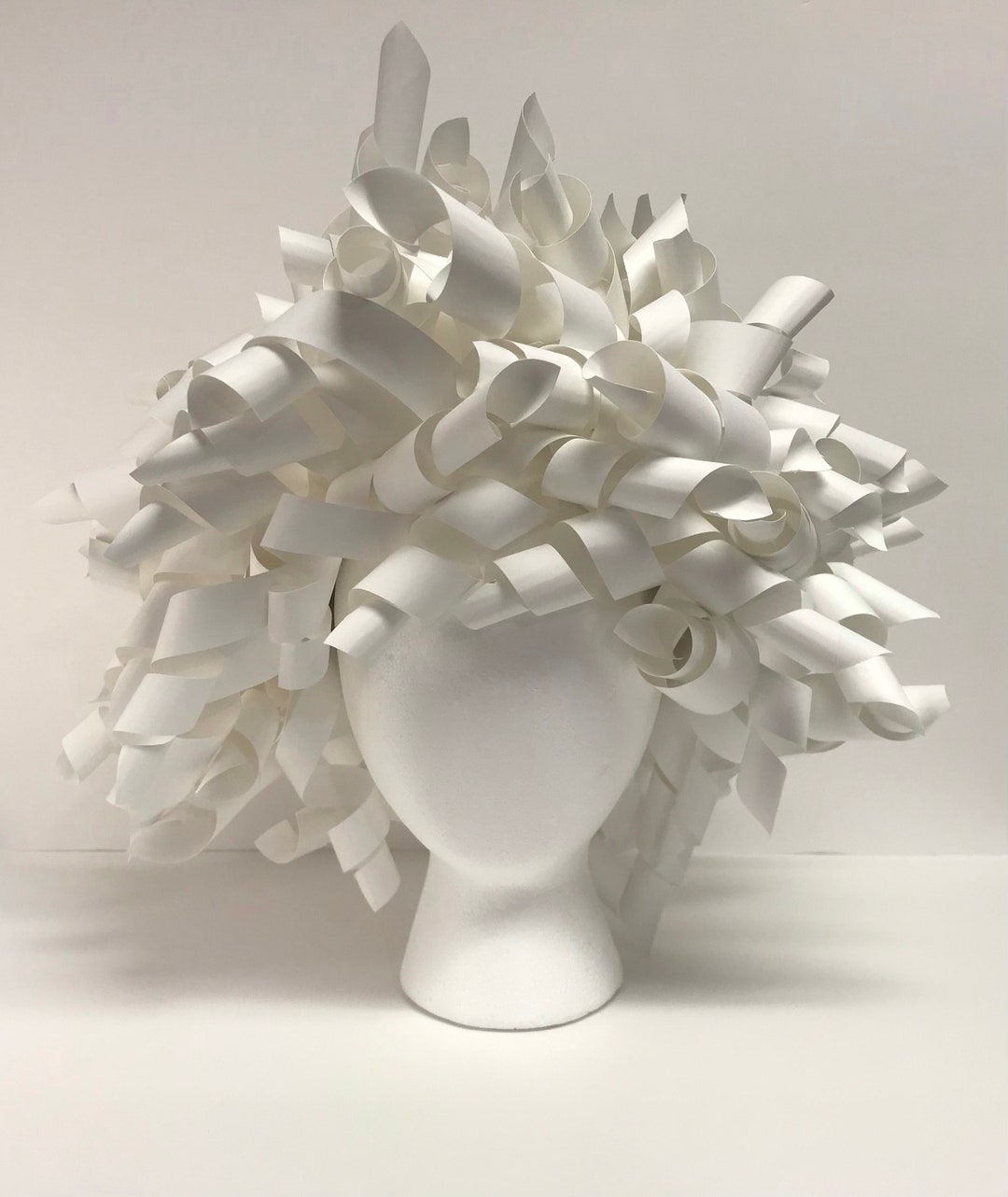 White Paper Wig - Etsy