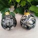 Firebird and Prince Ivan Slavic Folklore Bauble Slip Cast Ceramic Hand ...
