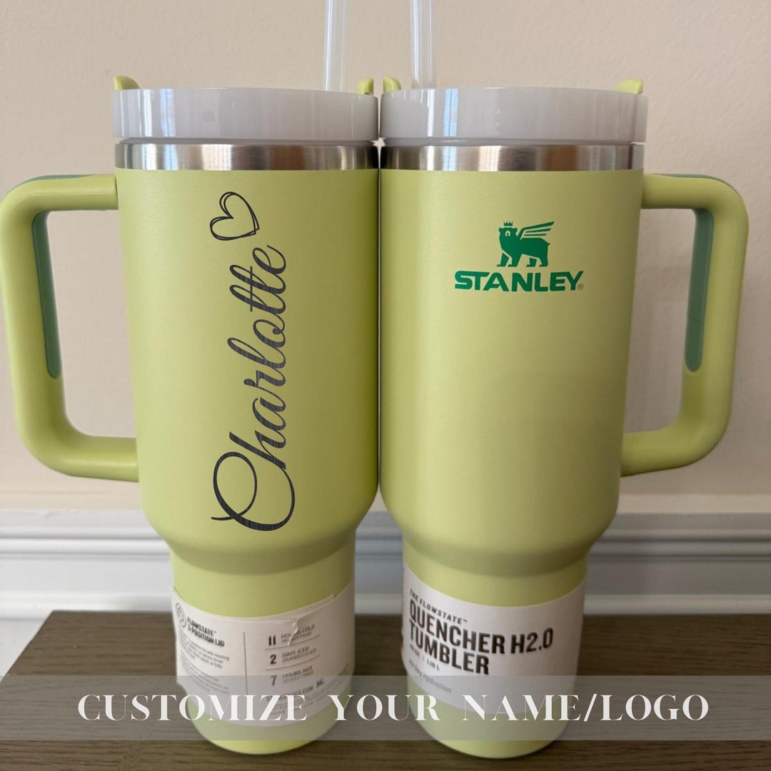 Personalized Stanley Quencher 40 Oz Straw Tumbler, Engraved Insulated ...