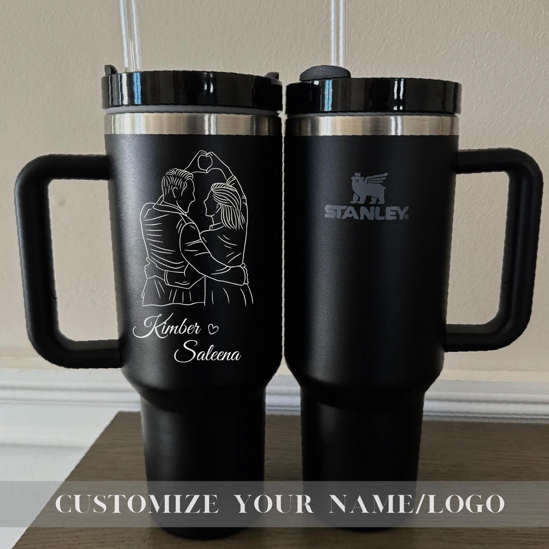 Personalized Stanley 40oz Cup, Custom Valentine's Day Gift, Monogrammed ...