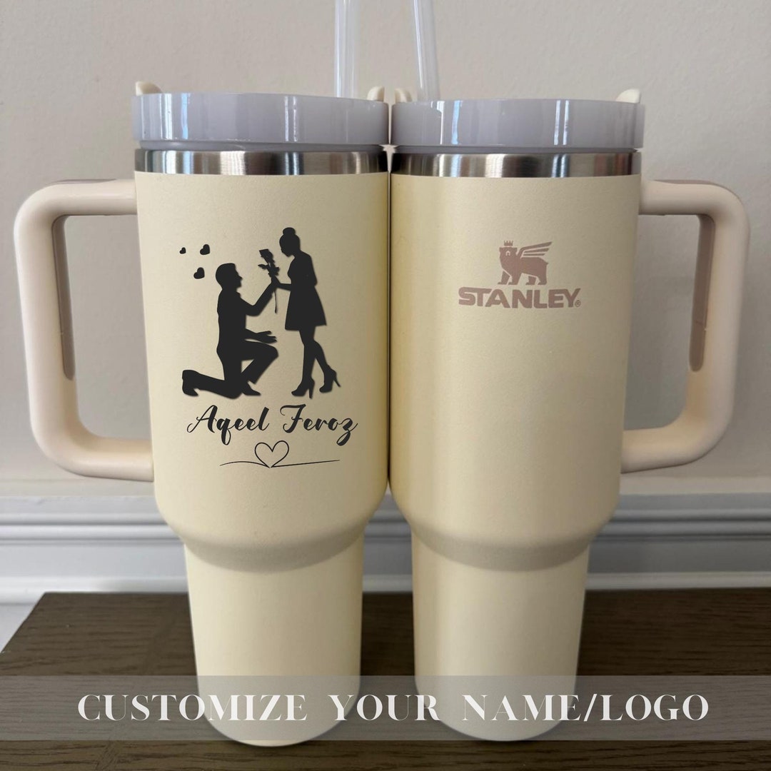 Personalized Valentine's Day Stanley 40oz Cup - Valentines Gift for ...