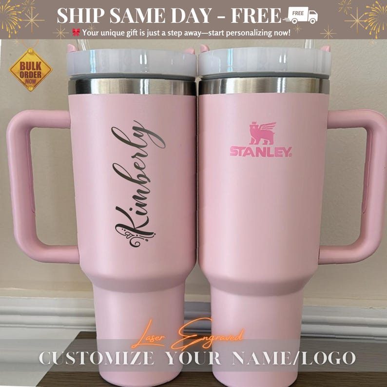 Custom Stanley 40oz Engraved Flowstate Quencher H2.0 Tumbler - Etsy