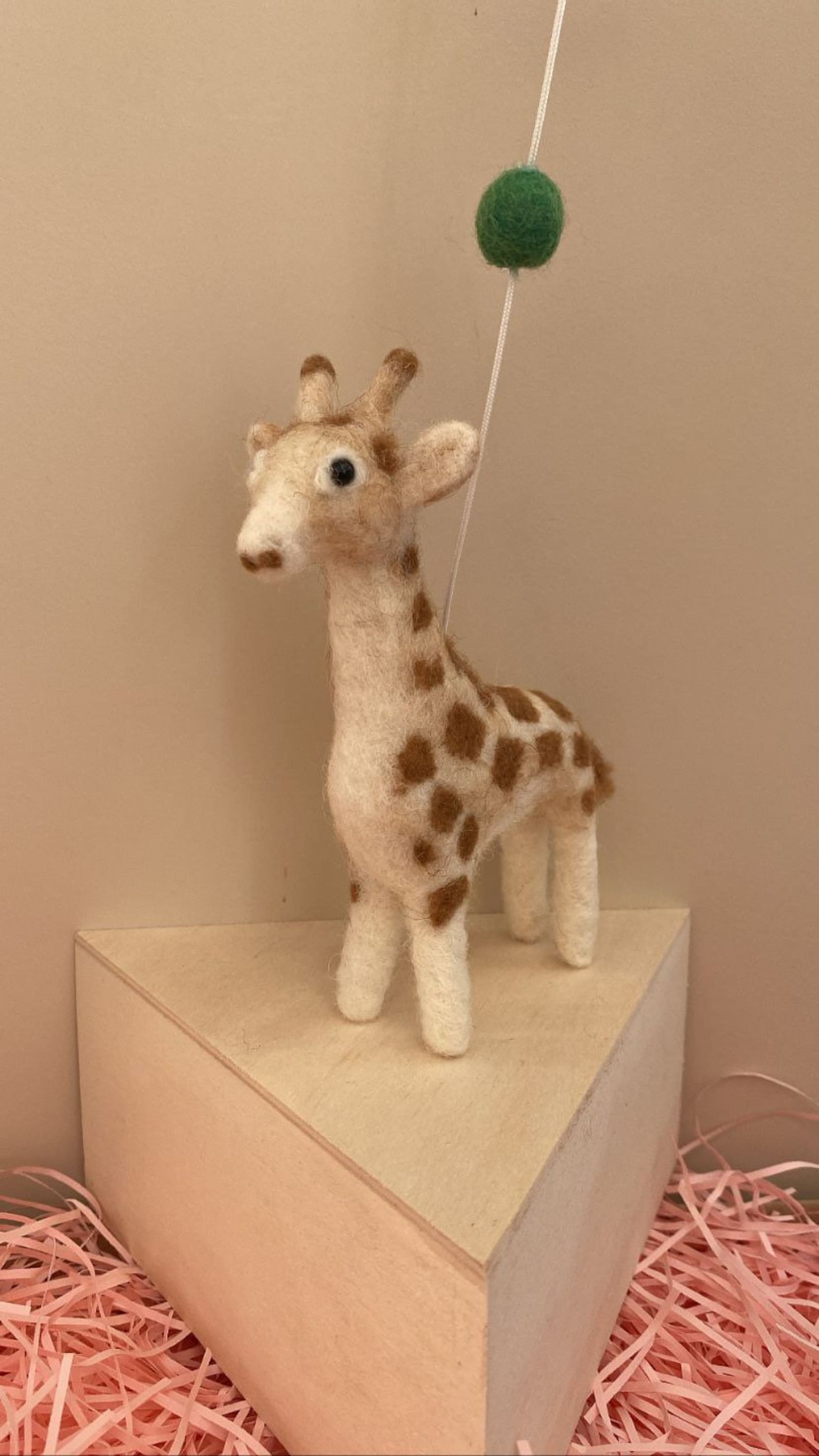 Safari / Jungle Animal Felted Cot Mobile . Baby Cot Mobile , Zoo Animal ...