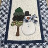Blue Owl Hand Applique Quilted Table Runner - Etsy