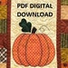 Pumpkin Applique Table Runner Pattern, Digital Download PDF - Etsy