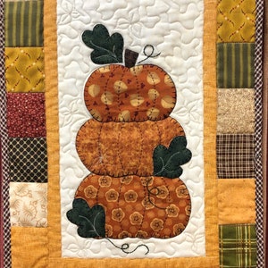 Stacked Pumpkin Applique Table Runner Pattern, Digital Download PDF - Etsy
