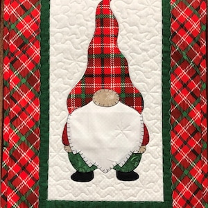 Gnome Applique Table Runner Pattern PDF Digital Download - Etsy
