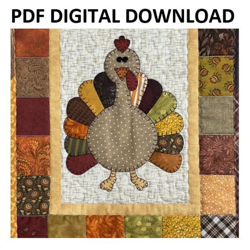 Turkey Quilt Pattern - Etsy