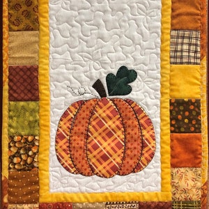 Pumpkin Applique Table Runner Pattern, Digital Download PDF - Etsy