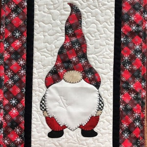 Gnome Applique Table Runner Pattern PDF Digital Download - Etsy