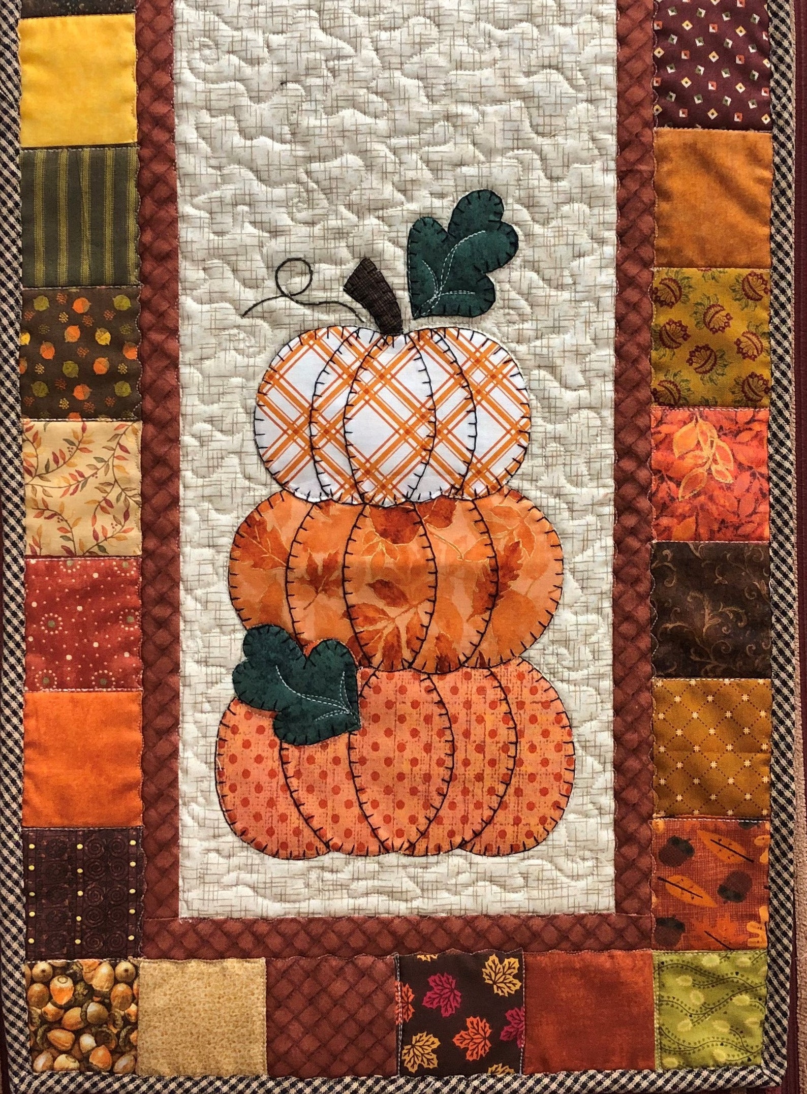 Stacked Pumpkin Applique Table Runner Pattern, Digital Download PDF - Etsy