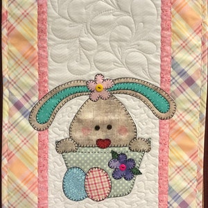 Easter Bunny Applique Table Runner Pattern PDF Digital Download - Etsy