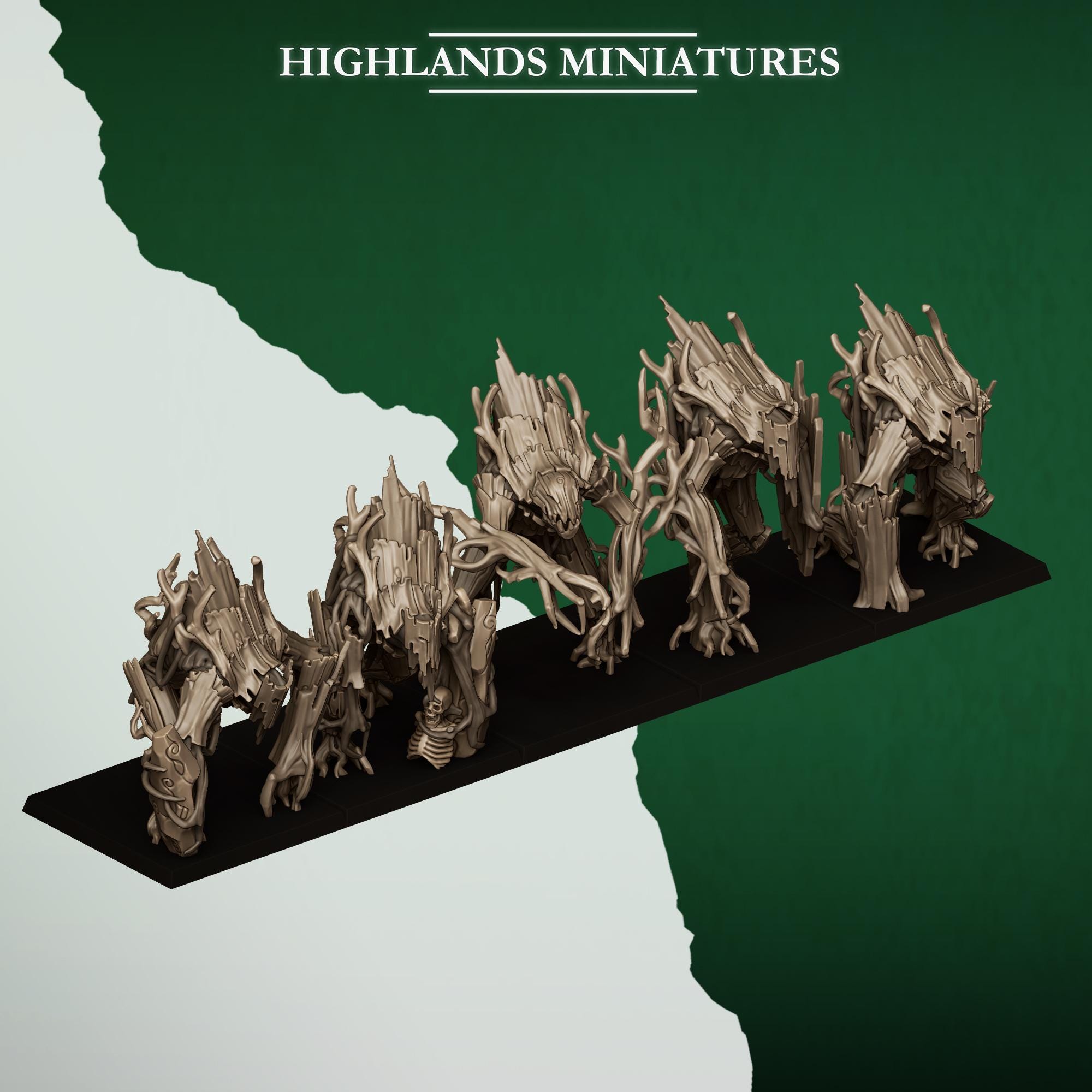 Feral Elves - Forest Golems 28/32mm Scale - Etsy