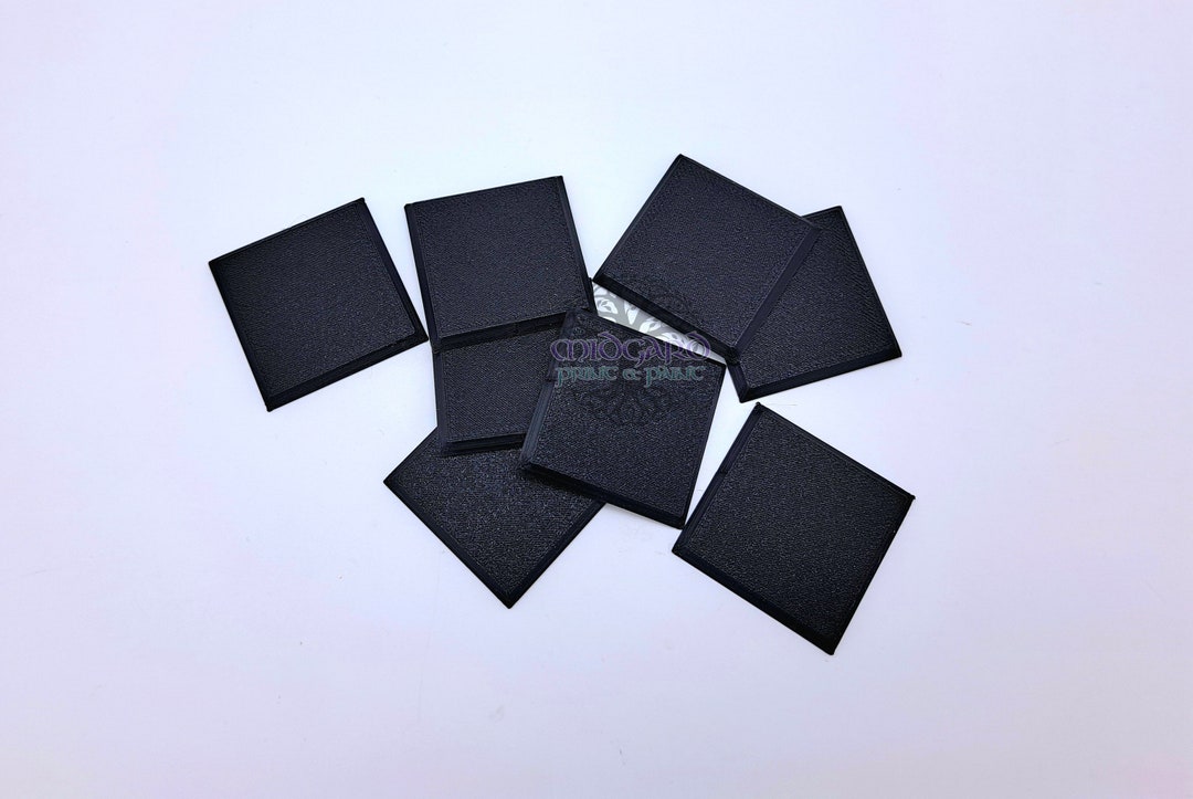 Wargaming 50x50 Square Miniature Base Suitable for Warhammer - Etsy