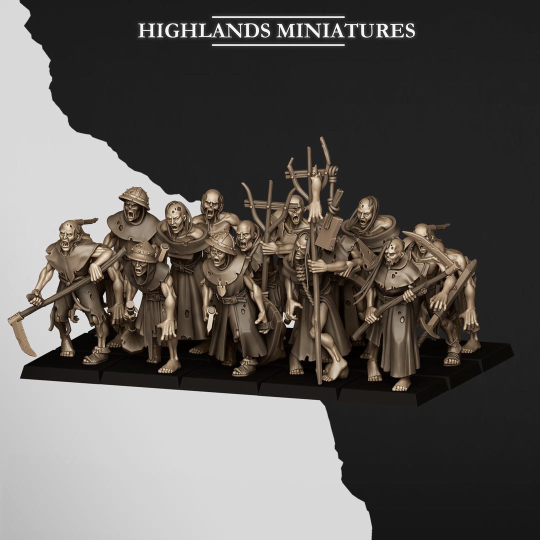 Undead - Zombies 28/32mm Scale - Etsy