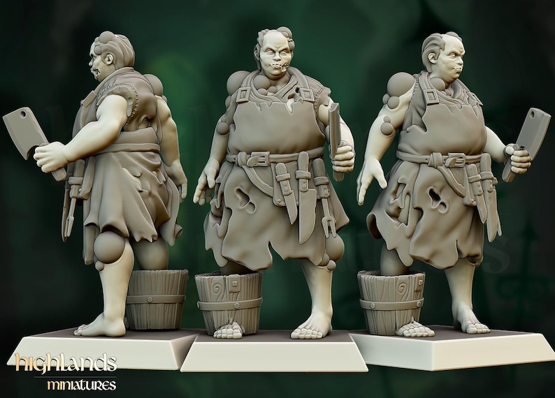 Undead - Zombie Villagers 28/32mm Scale - Etsy