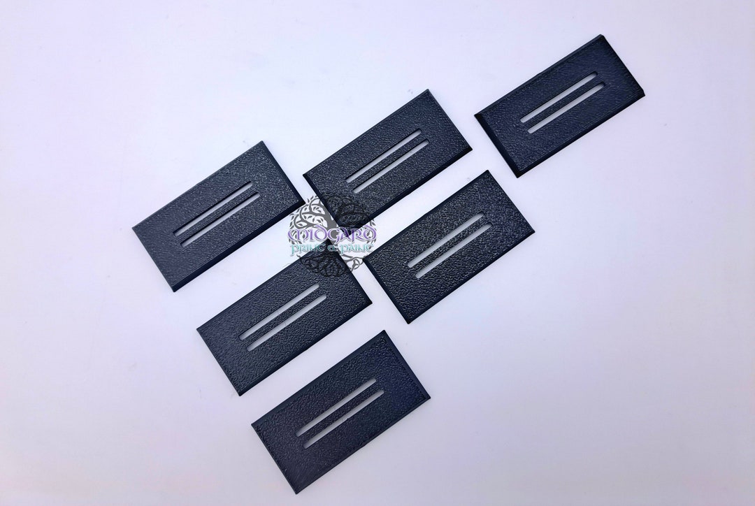 Wargaming 30x60 Slotted Rectangular Miniature Base Suitable for Warhammer - Etsy