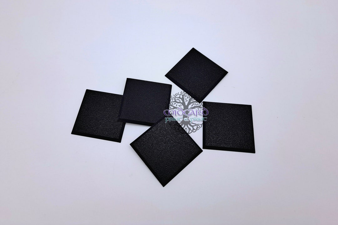 Wargaming 40x40 Square Miniature Base Suitable for Warhammer - Etsy