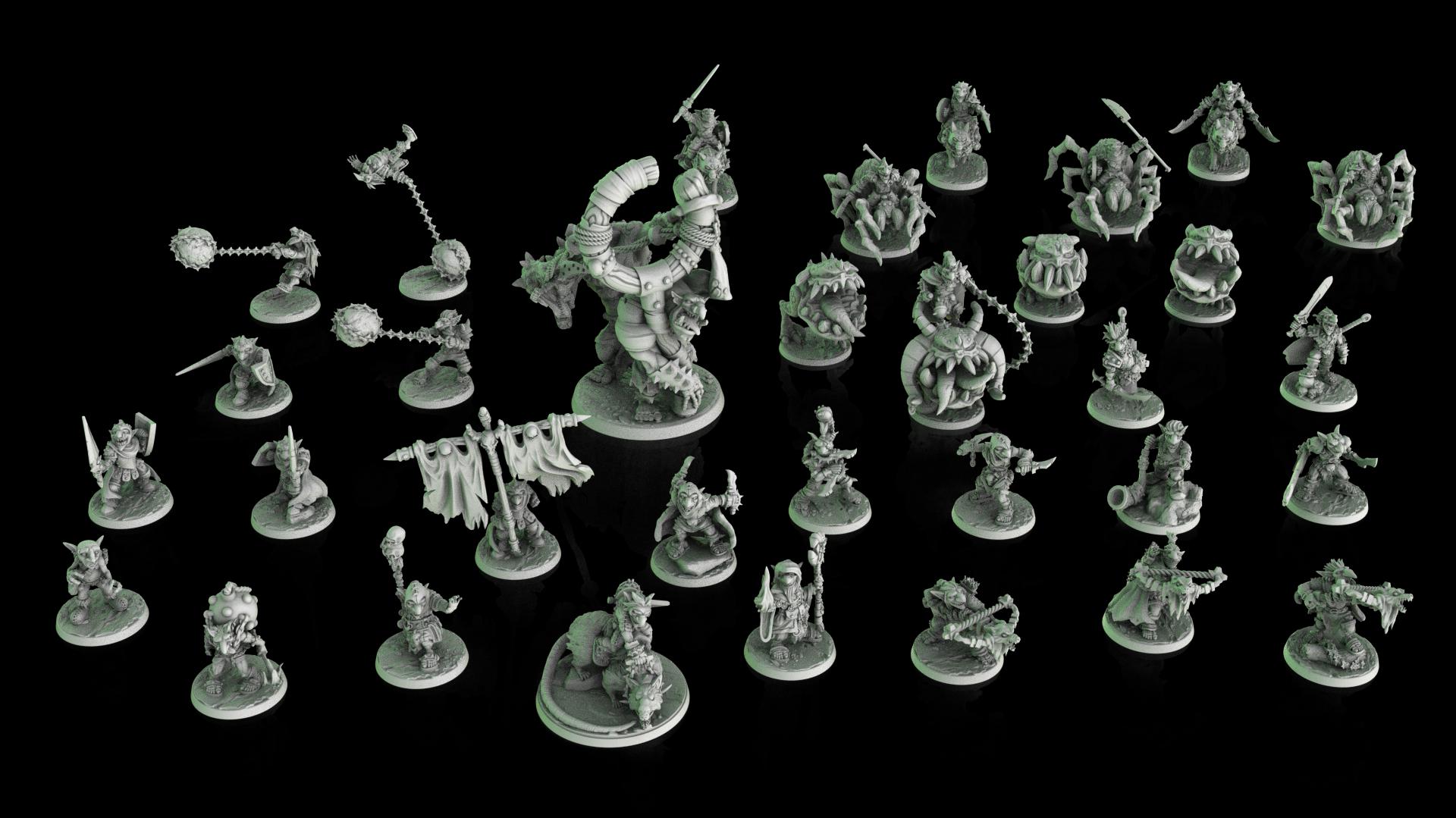 Goblin Army - Mad Goblins 28/32mm Scale - Etsy