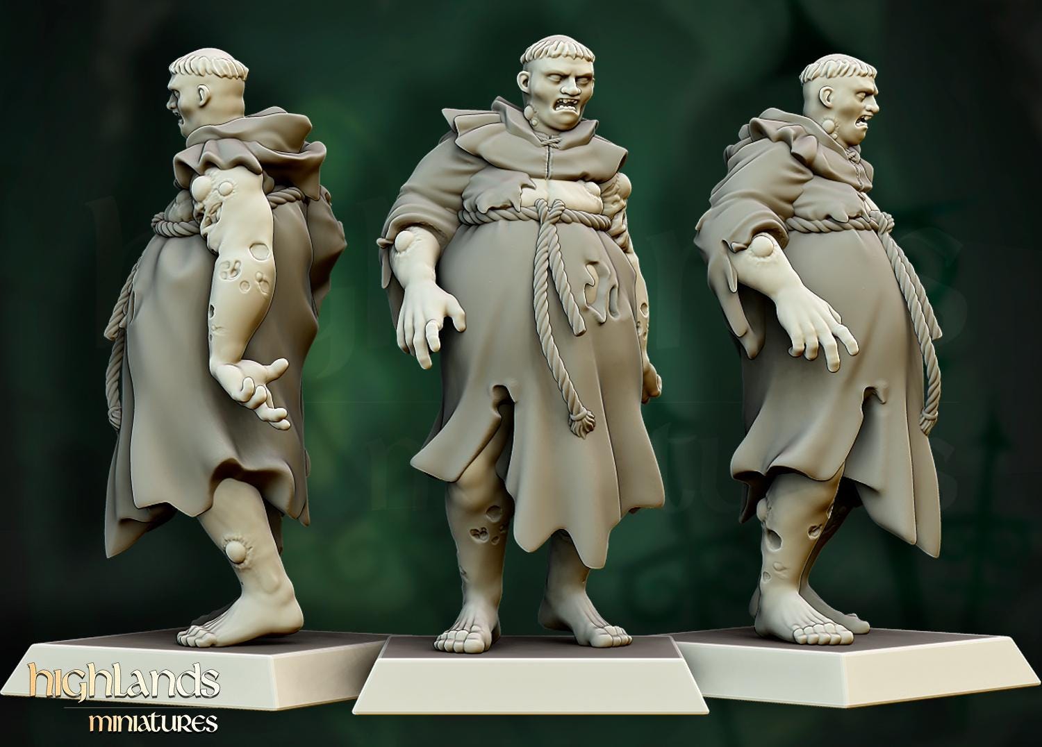 Undead - Zombie Villagers 28/32mm Scale - Etsy