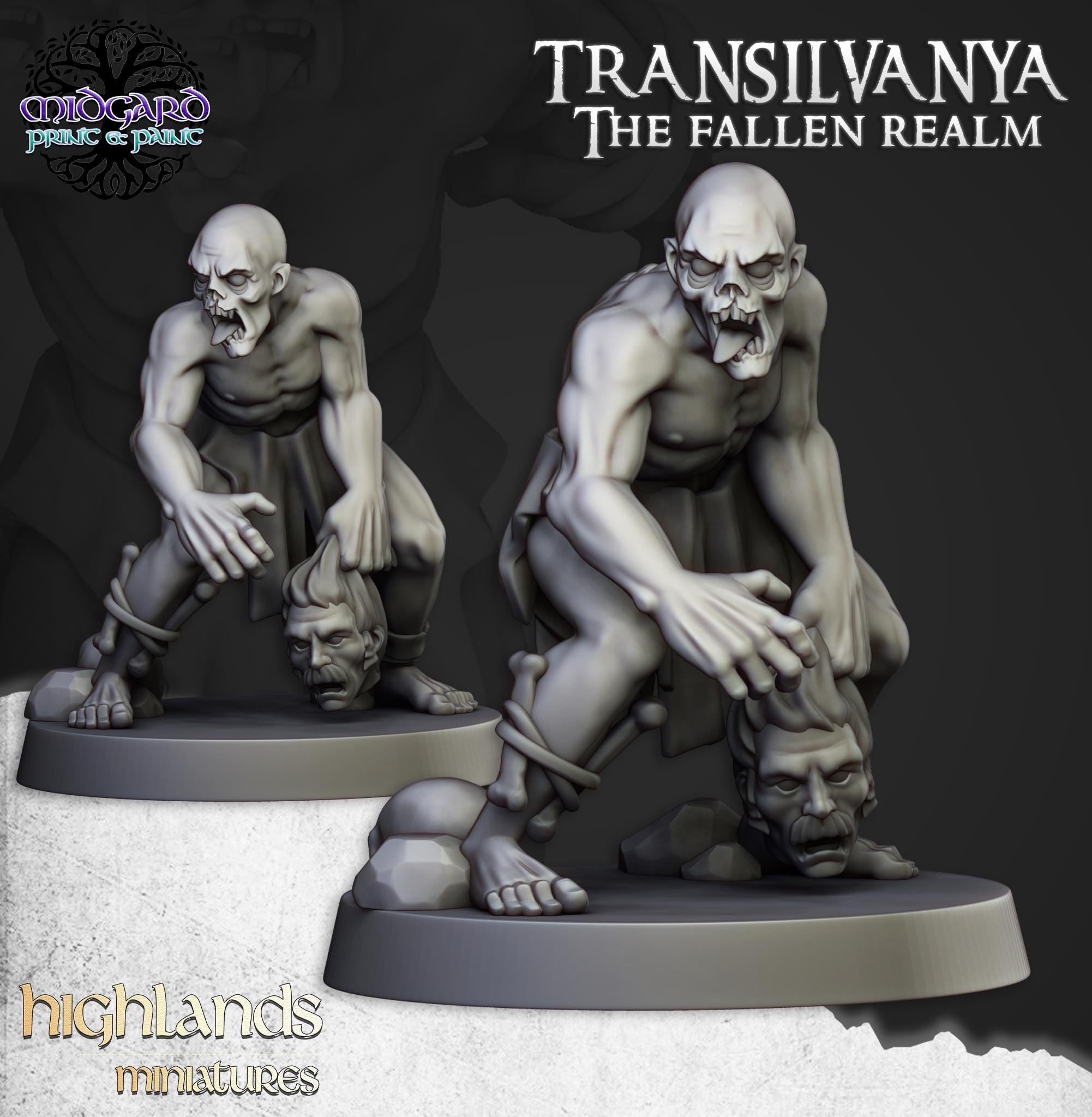 Undead - Ghouls 28/32mm Scale - Etsy