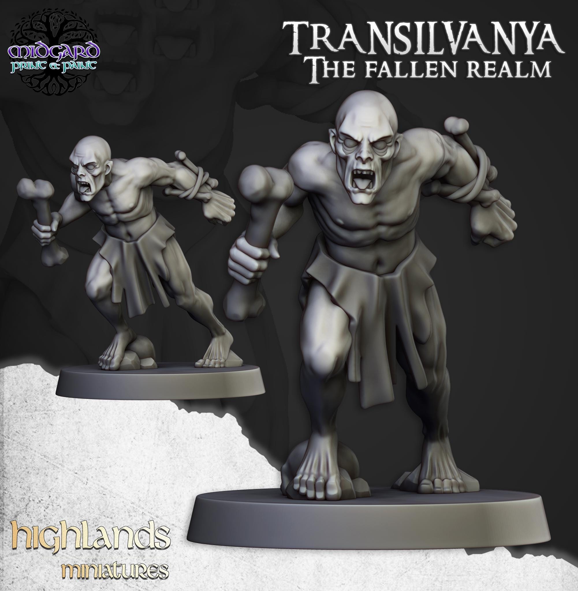 Undead - Ghouls 28/32mm Scale - Etsy